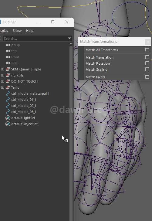 [Maya]Rigging 17 - Clavicles & Fingers